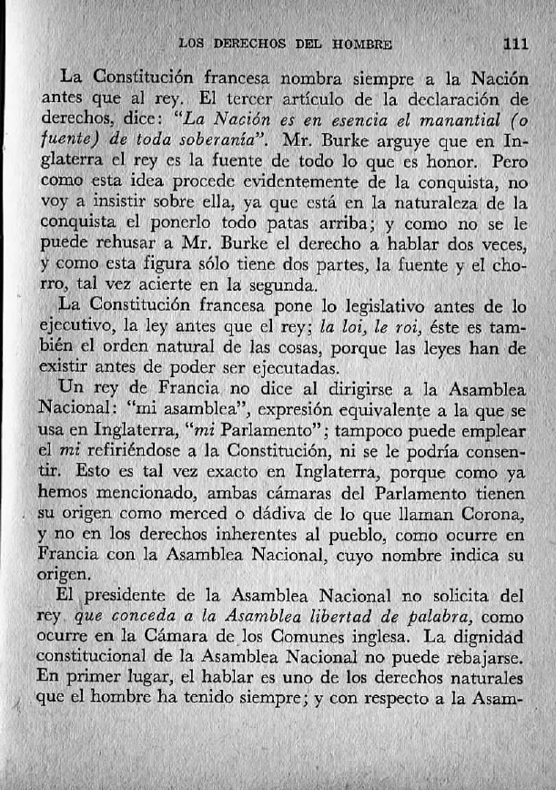 La Constitución francesa nombra siempre a la Nación