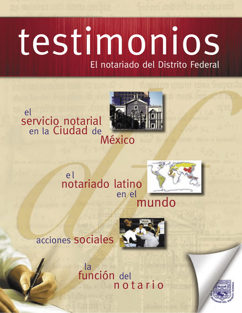 La función del notario. El notario latino en el mundo. Servicio