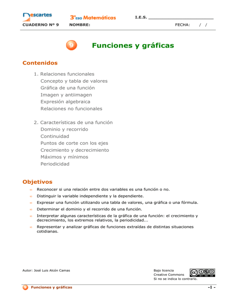 Funciones y gráficas