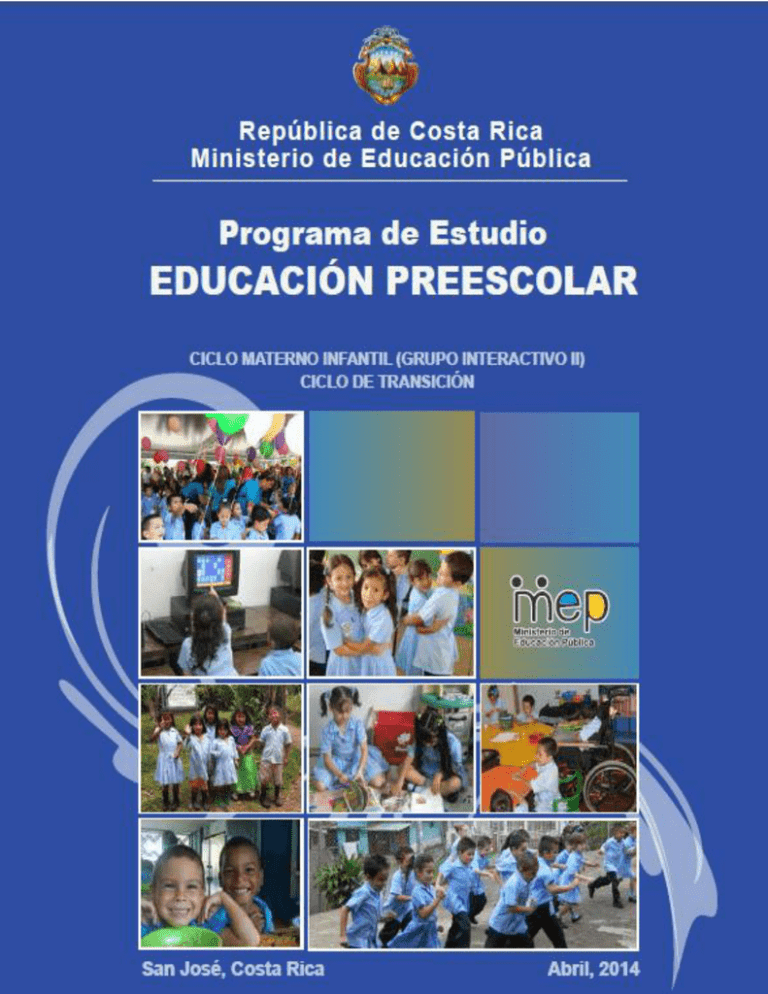 Programa de Estudio de Educación Preescolar