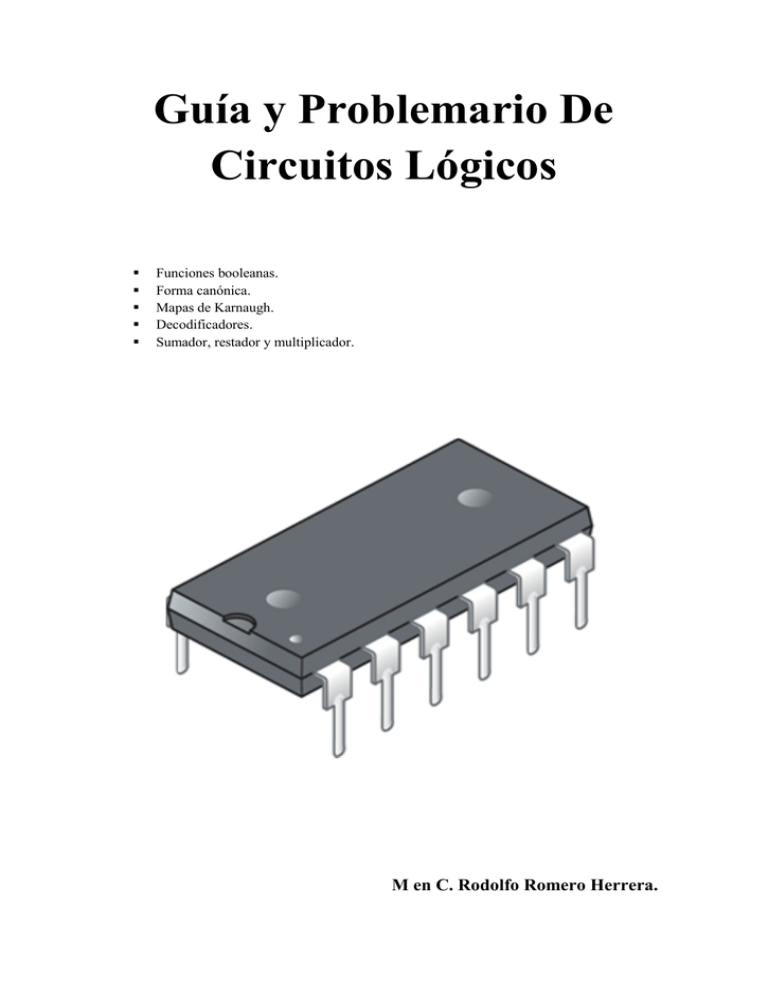 Guía y Problemario De Circuitos Lógicos