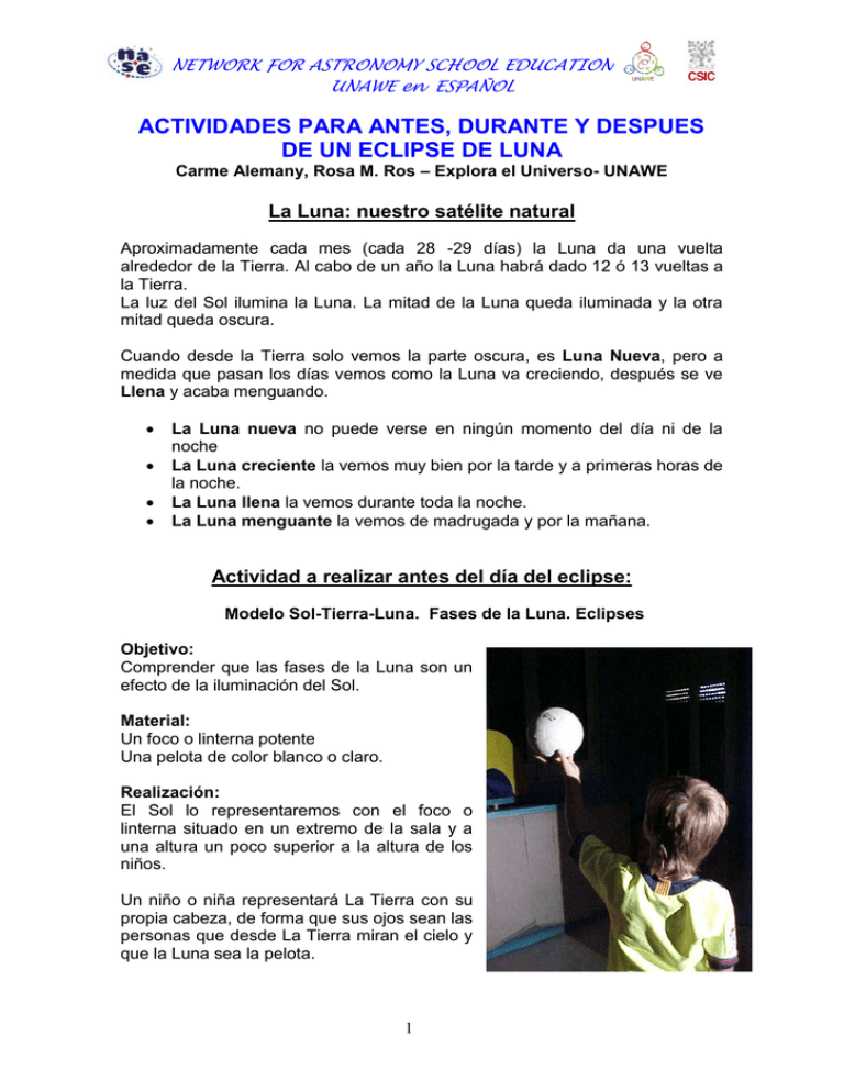 Actividades Eclipse de Luna