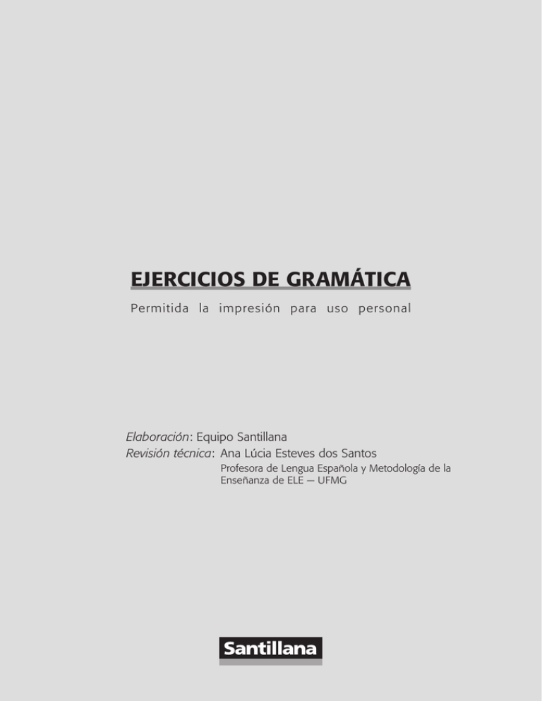 Ejercicios Pdf Spanish4Teachers ejercicios-pdf-spanish4teachers