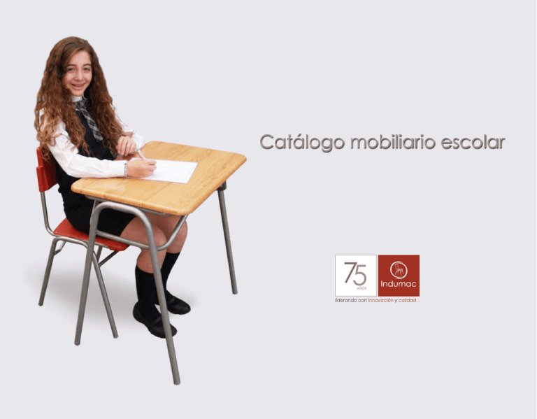 Catálogo mobiliario escolar