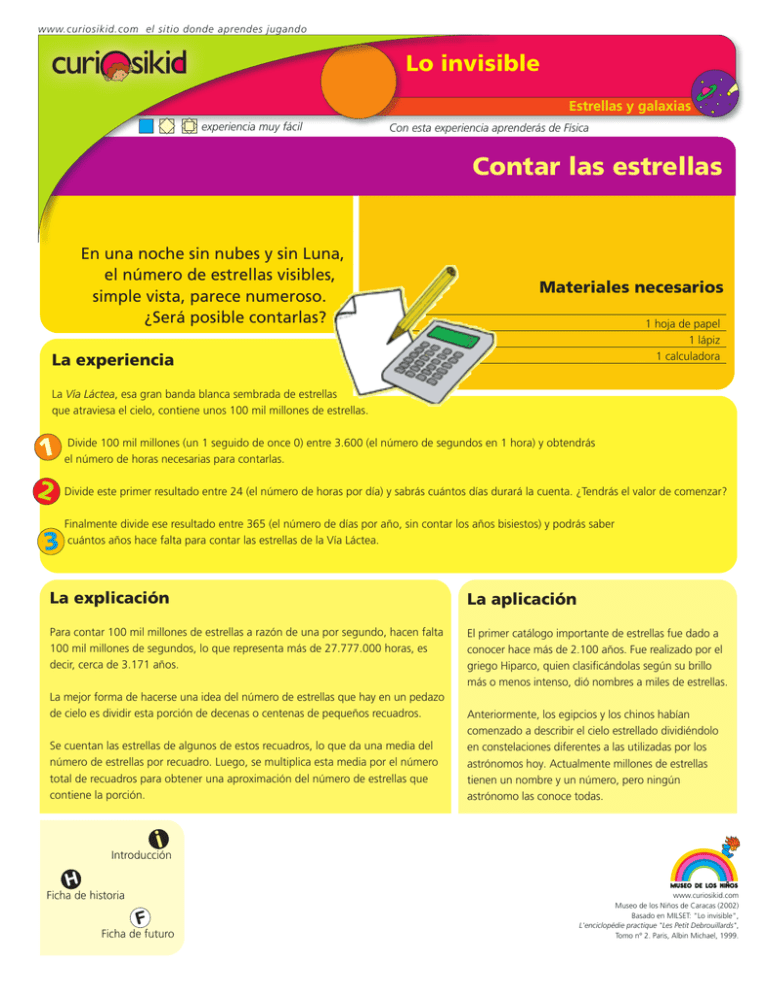 2 3 1 Contar las estrellas