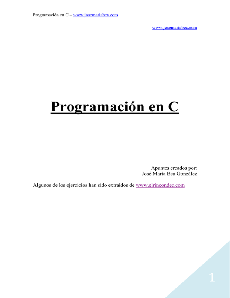 Programación en C