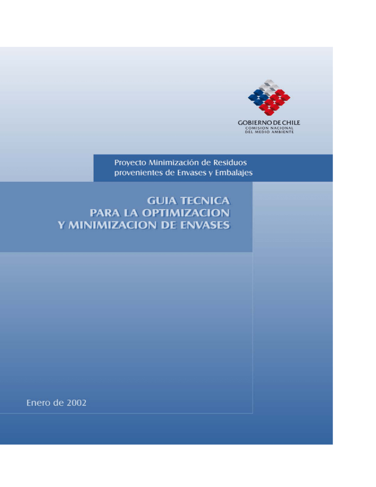 Guía Técnica para la Optimización y Minimización de Envases