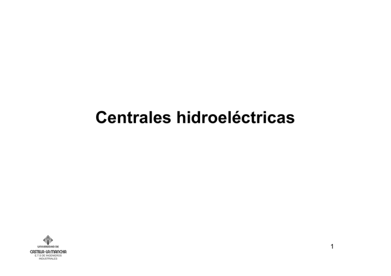 Centrales hidroeléctricas