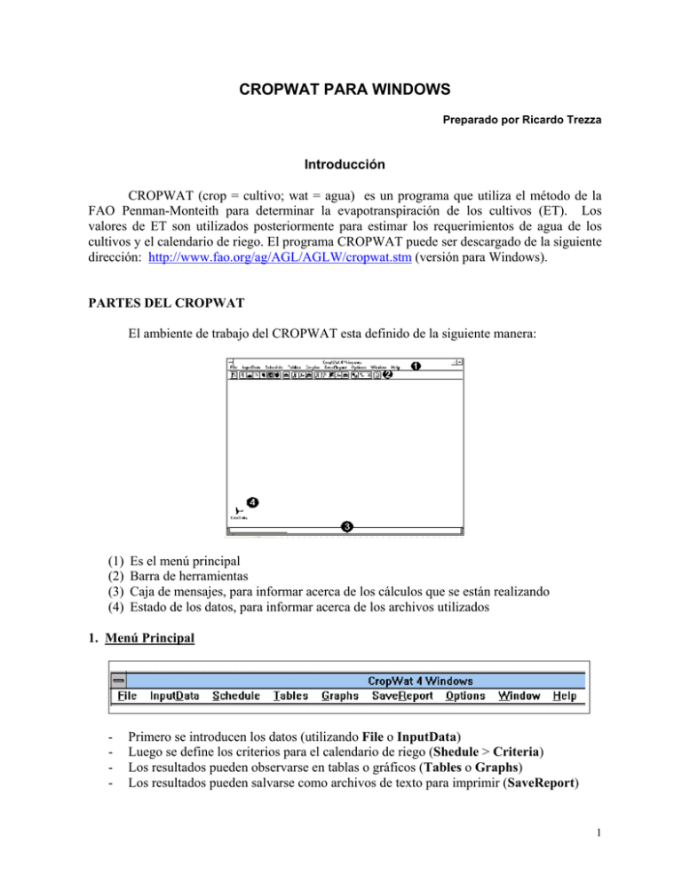 cropwat para windows