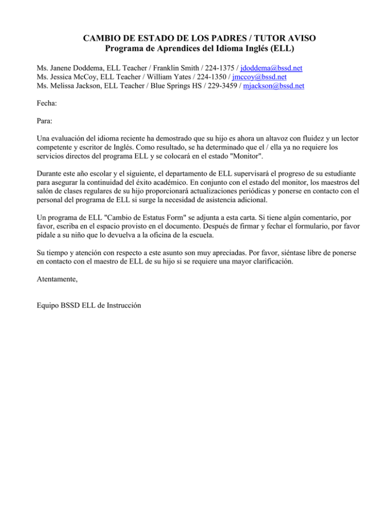 Guidelines For Esl Program Guidelines For Esl Program