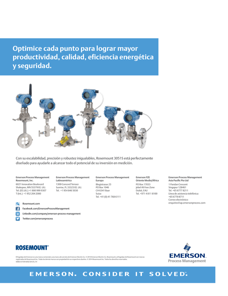 Optimice cada punto para lograr mayor productividad