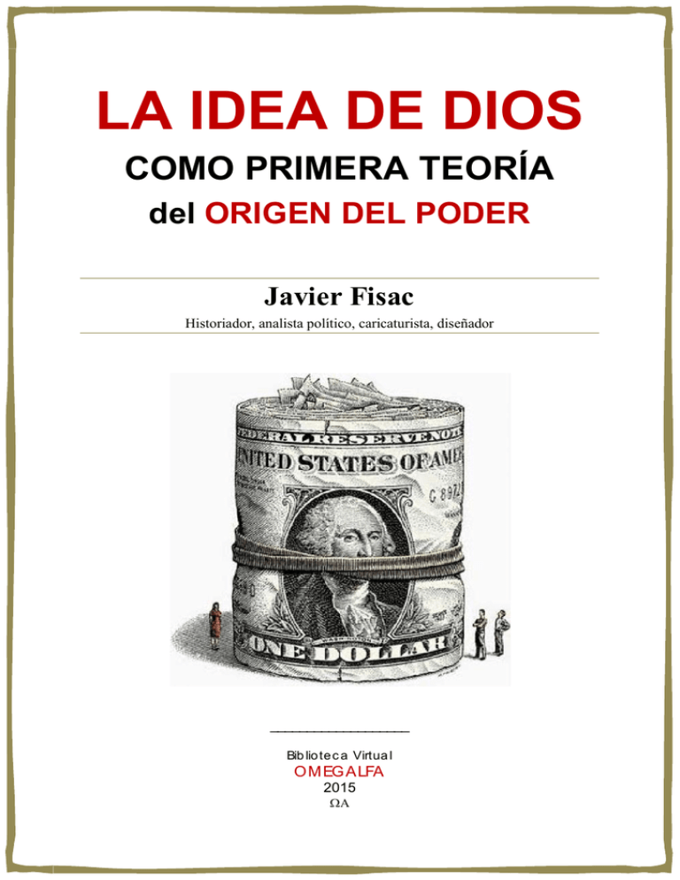 La idea de Dios como primera teoría del origen del Poder