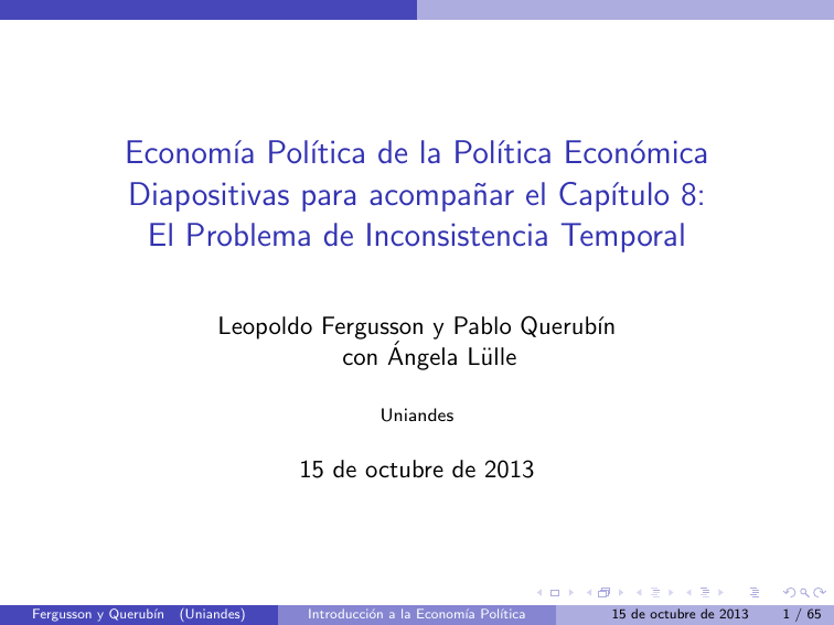 El Problema de Inconsistencia Temp