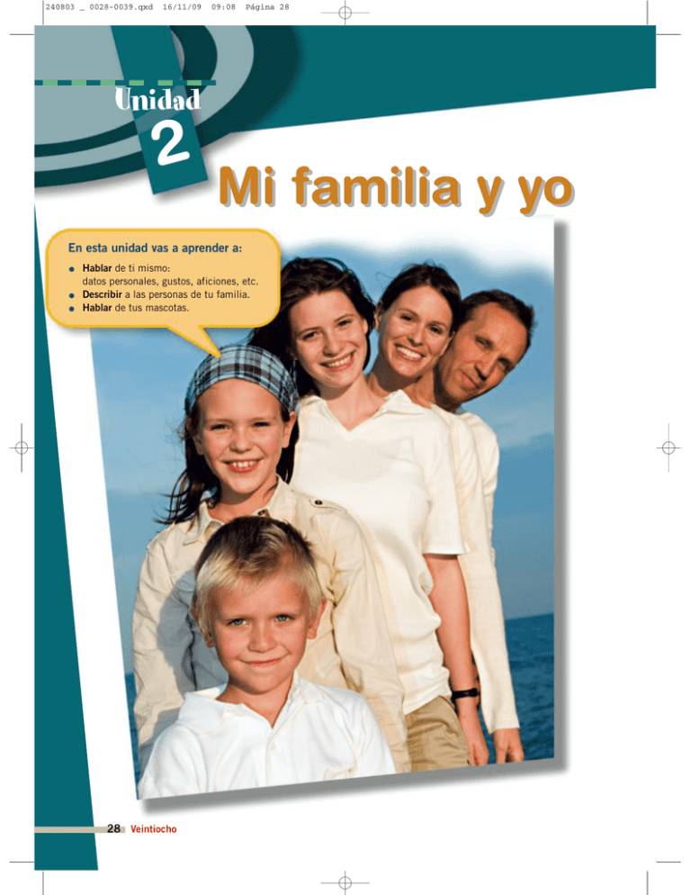Mi familia y yo