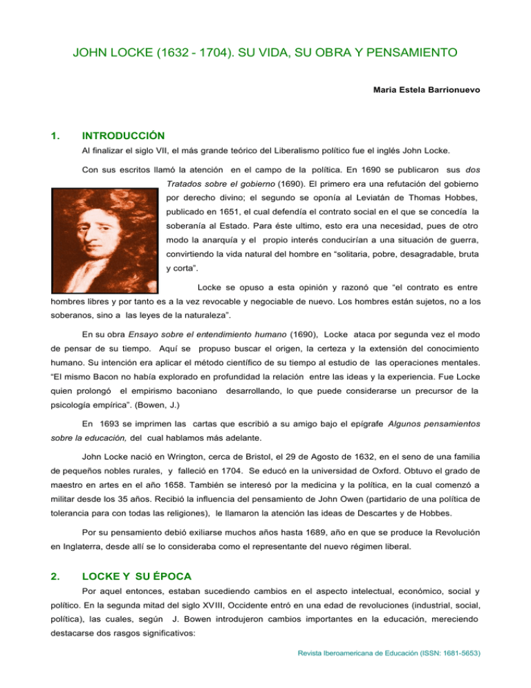 John Locke: Vida, Obra y Pensamiento - Análisis Filosófico