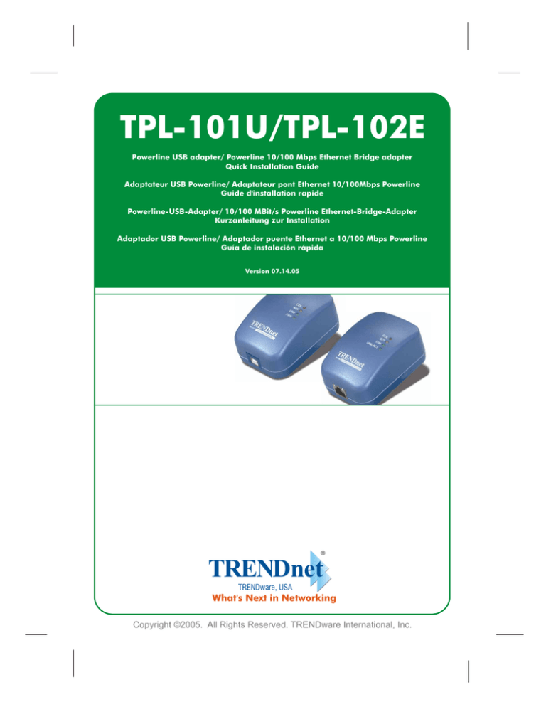 TPL-101U/TPL-102E