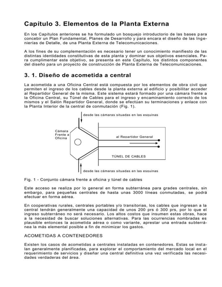 Capítulo 3. Elementos de la Planta Externa