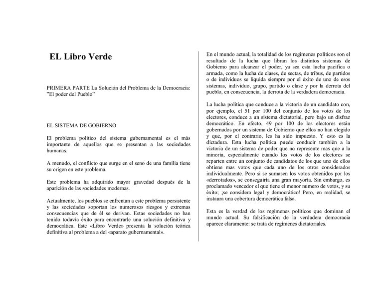 EL Libro Verde