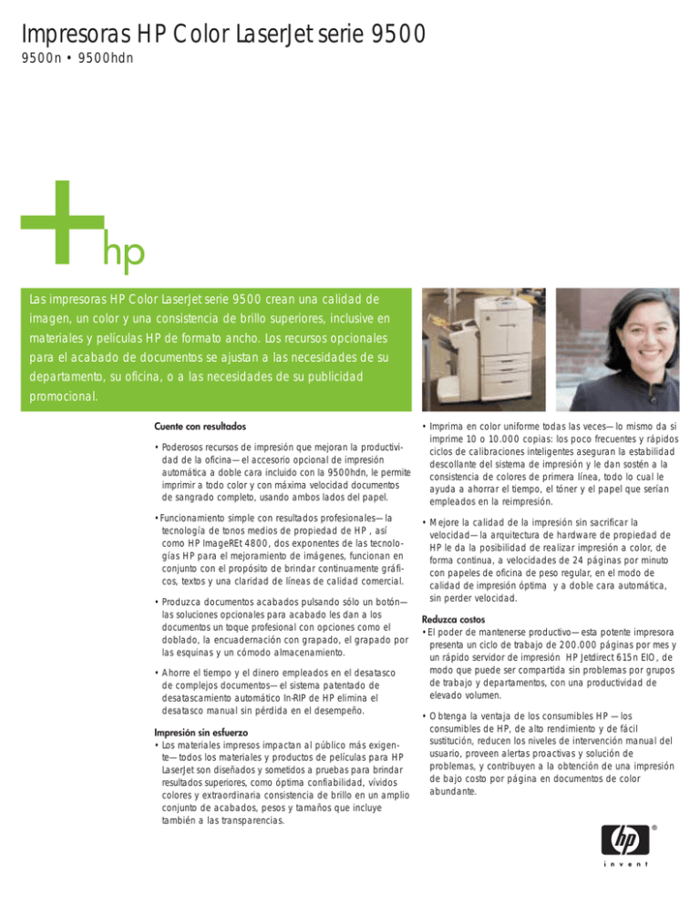 Impresoras HP Color LaserJet serie 9500