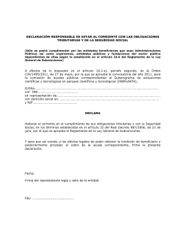 MODELO “DECLARACIÓN RESPONSABLE” - sgitt-otri