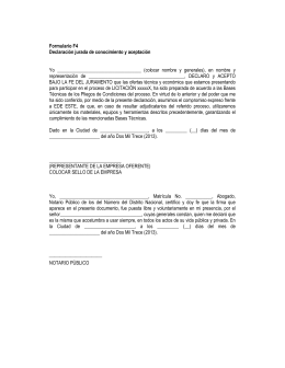 MODELO COMPULSA NOTARIAL ACTO DE NOTORIEDAD DE