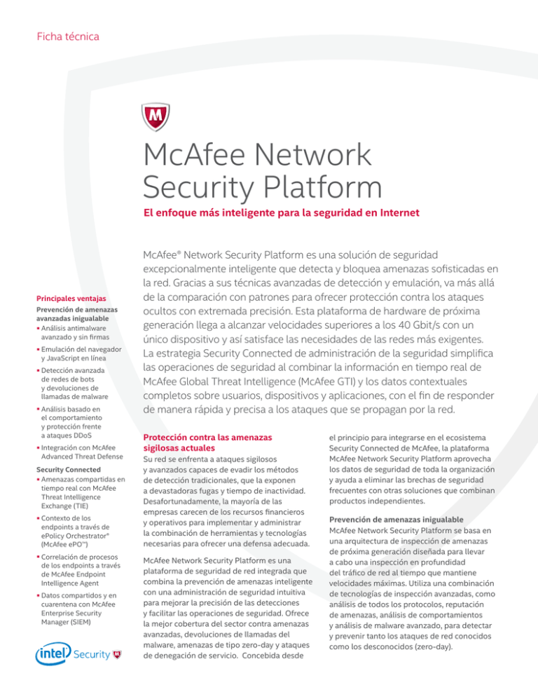 McAfee Network Security Platform NS