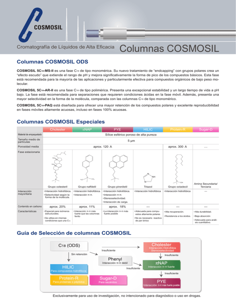 Columnas COSMOSIL