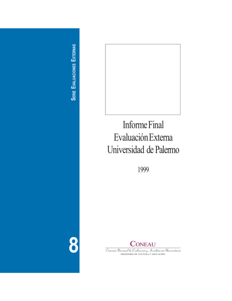 Informe Final Evaluación Externa Universidad de Palermo