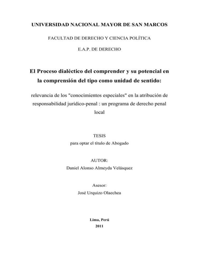 El Proceso dialéctico del comprender y su potencial en