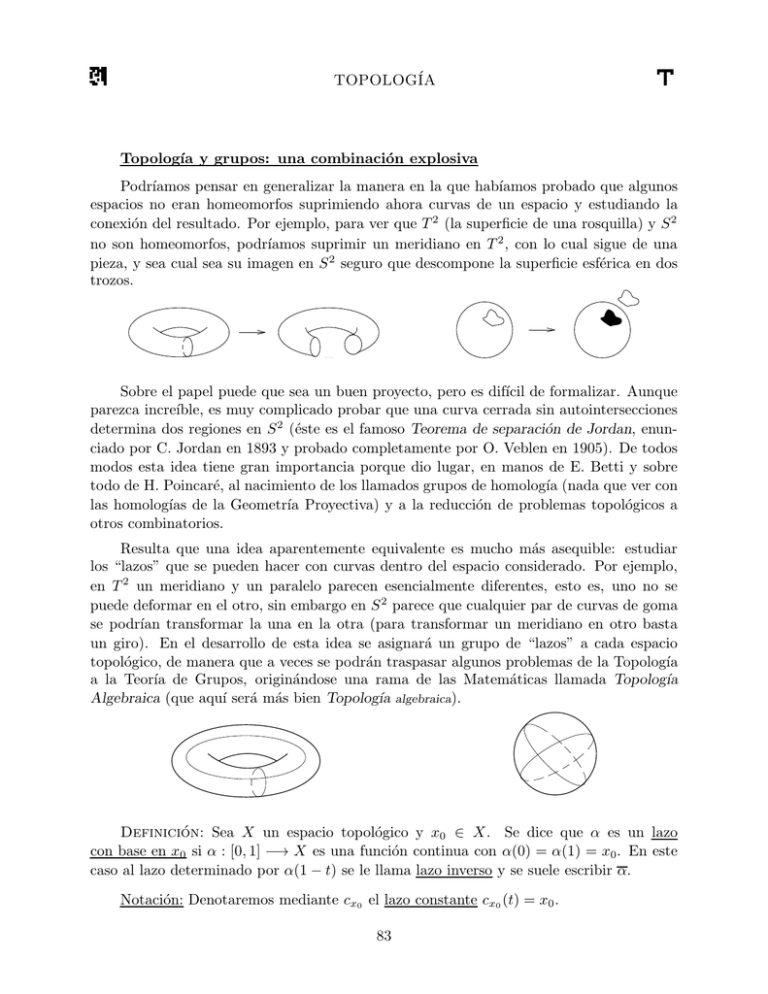 Definición de grupo fundamental