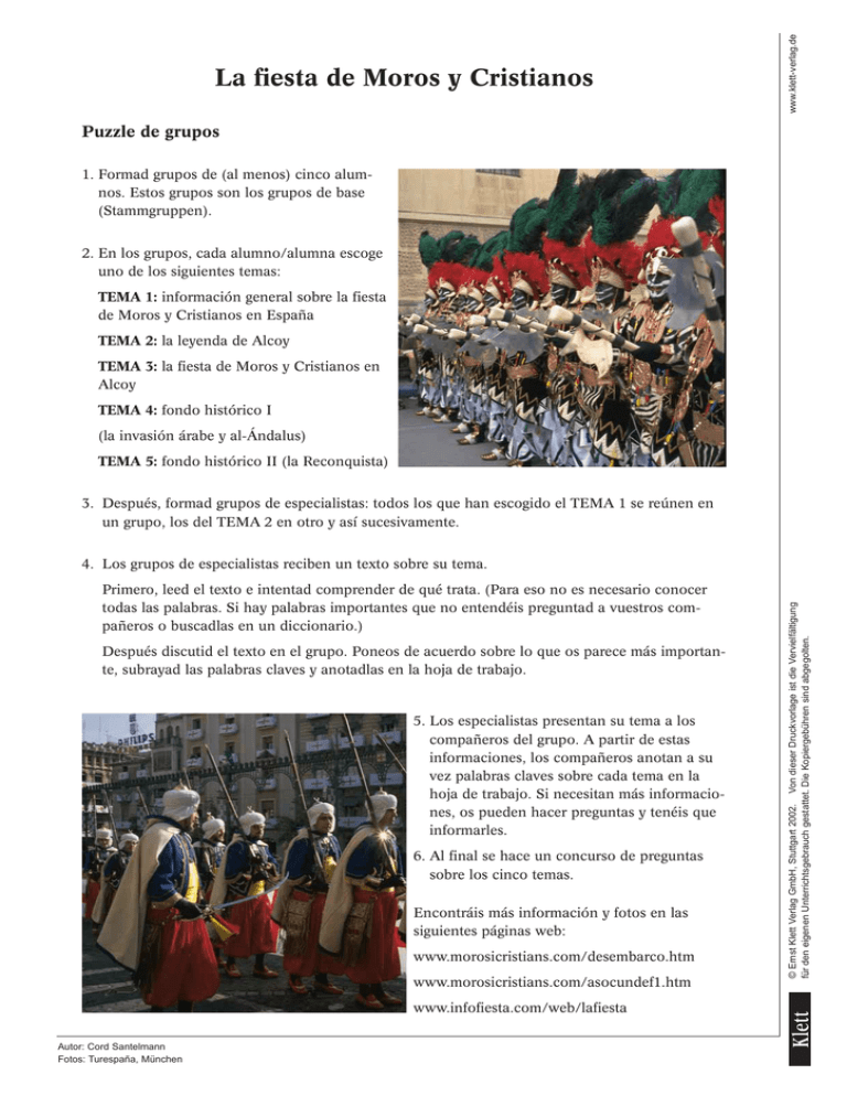 La fiesta de Moros y Cristianos