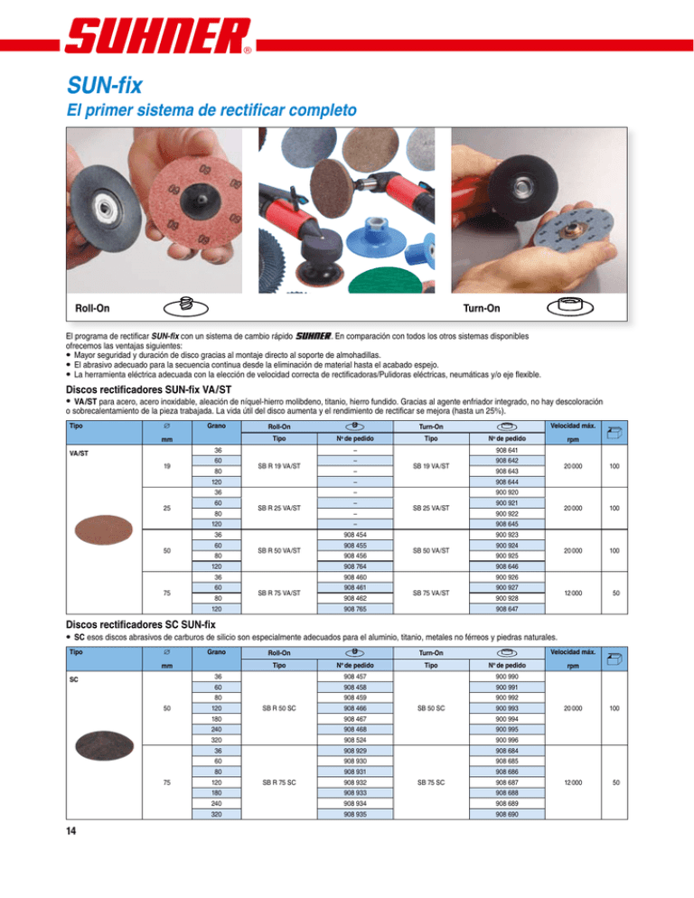 Factsheet - Suhner Abrasive Expert AG