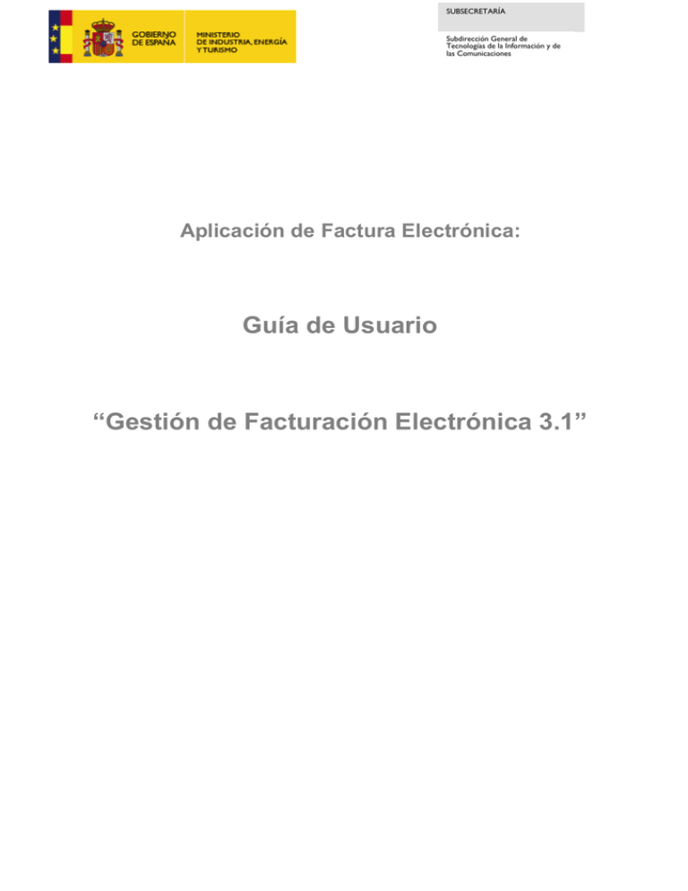 Guía de usuario - Factura electrónica