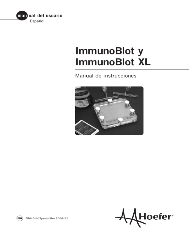 ImmunoBlot y ImmunoBlot XL