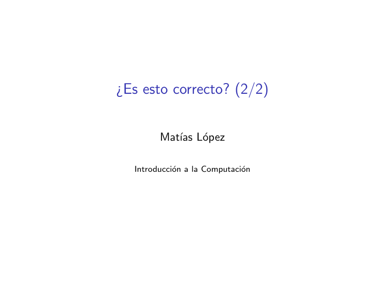 Clase de corrección(2/2)