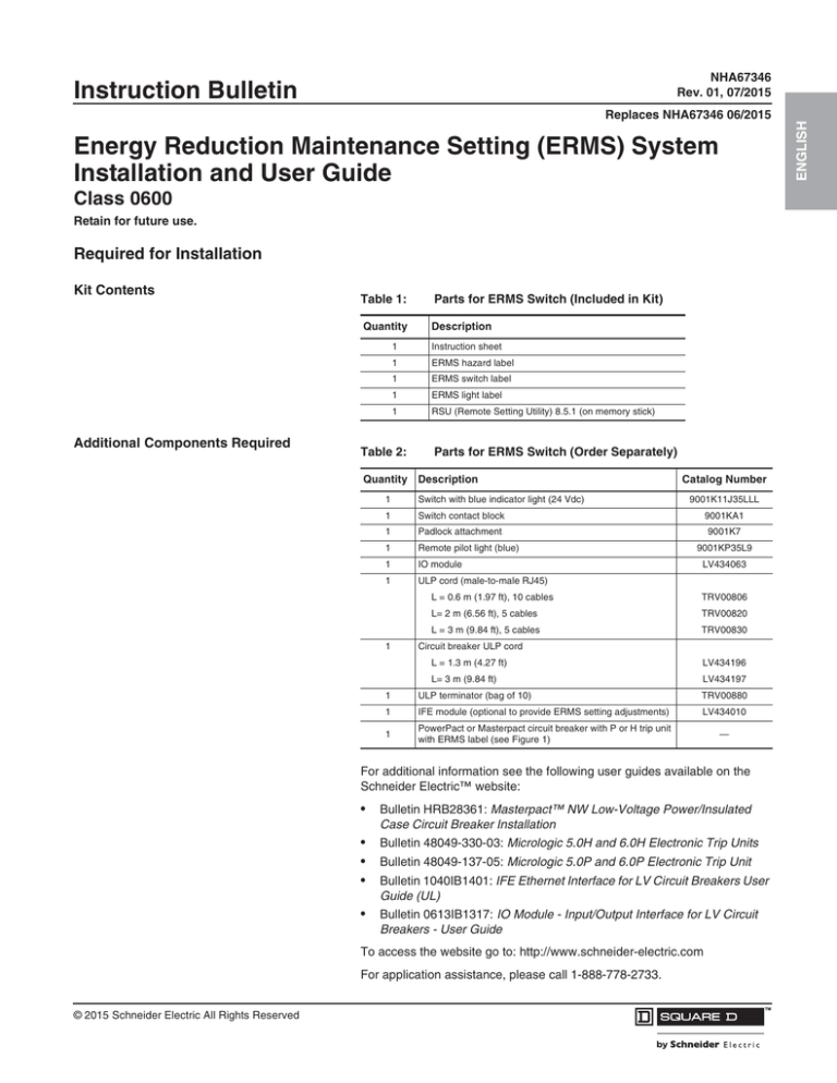 danger - Schneider Electric