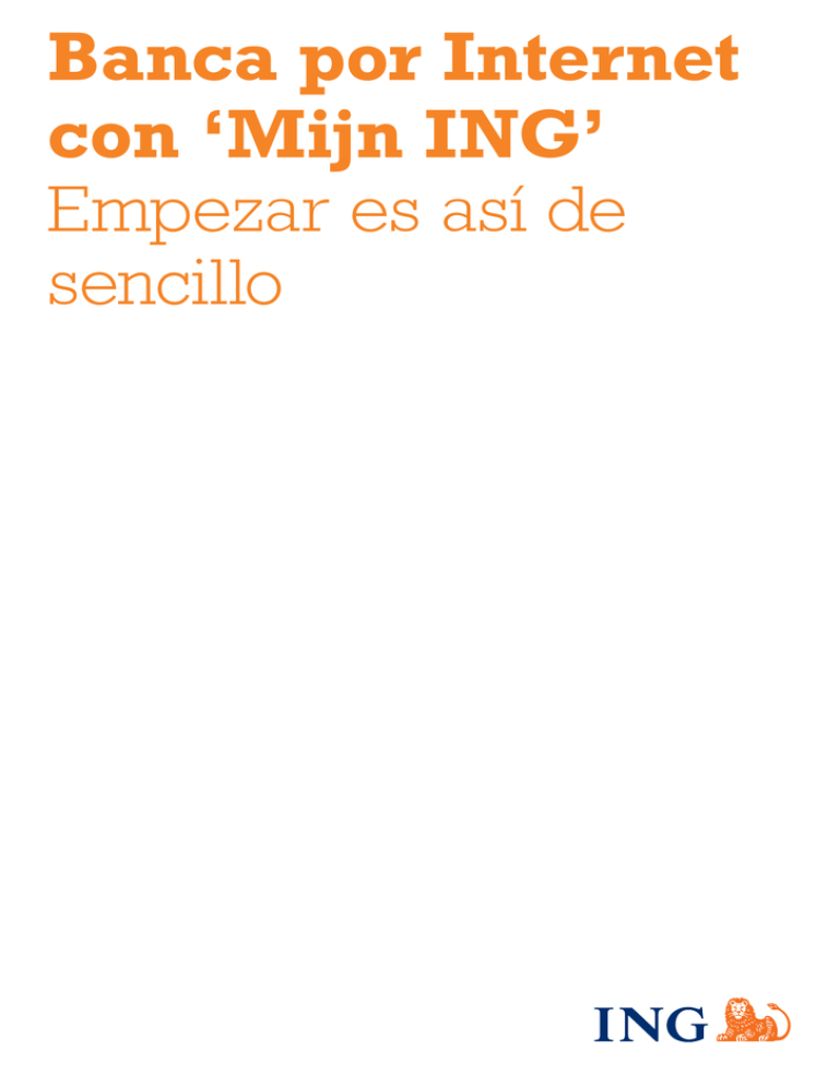 Banca por Internet con `Mijn ING`