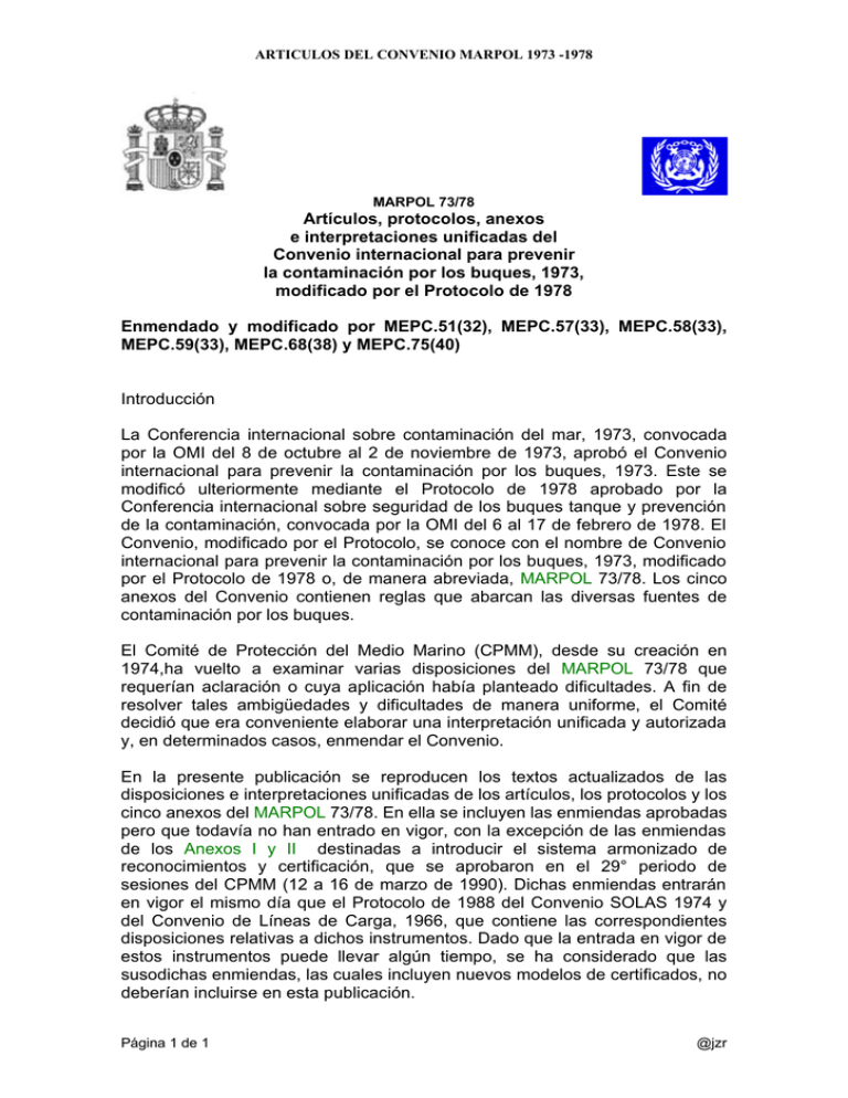 MARPOL (Articulado)