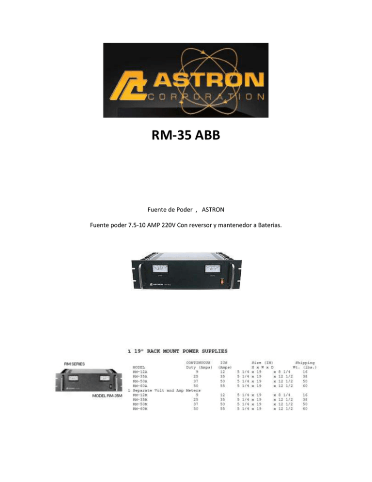 RM-35 ABB - Electronisys