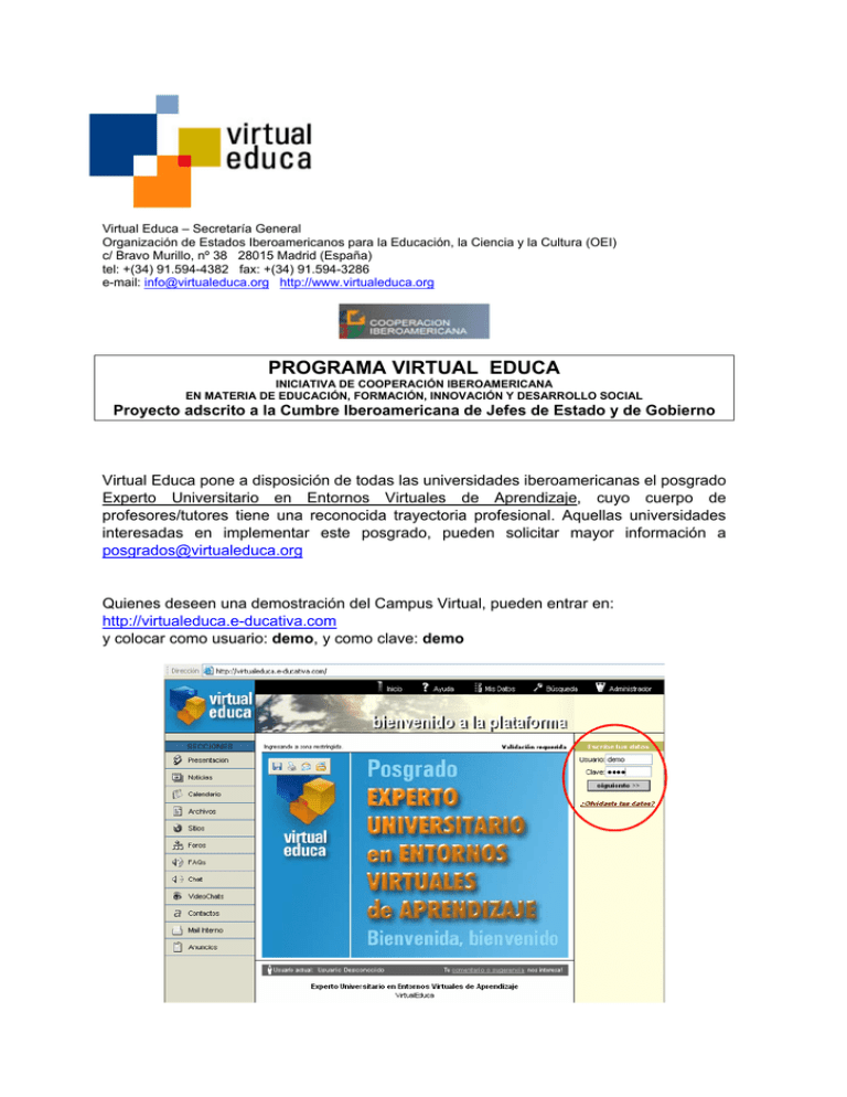 VIRTUAL EDUCA