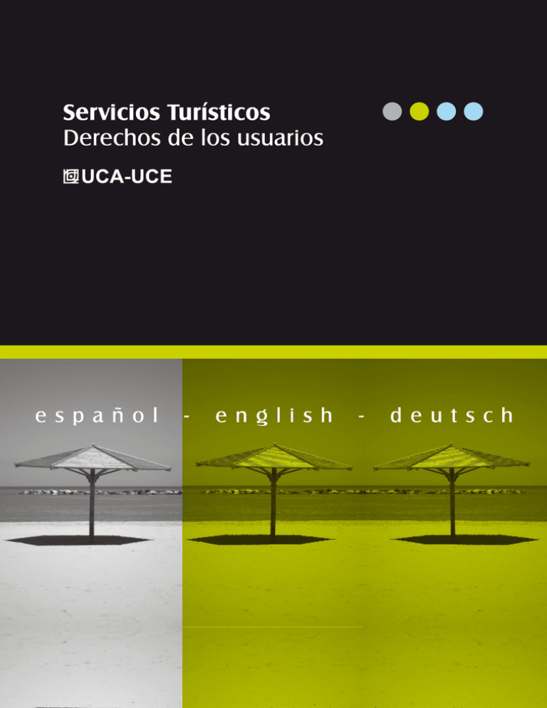 Servicios Turísticos: derechos de los usuarios