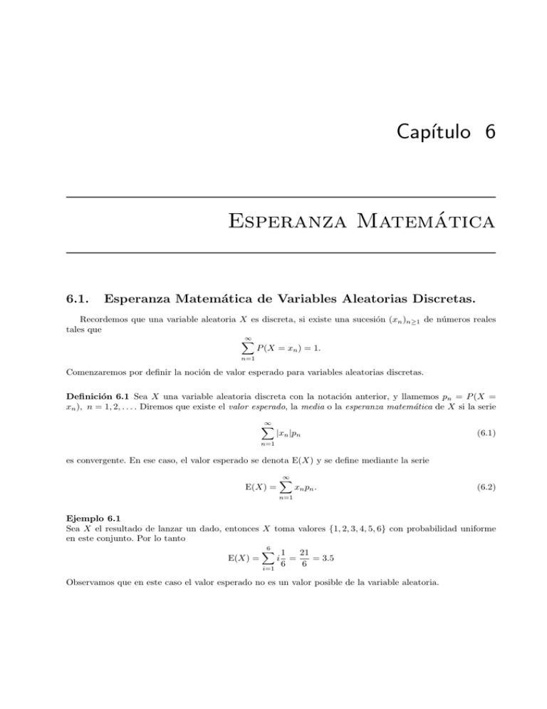 Esperanza Matemática, v1.2.