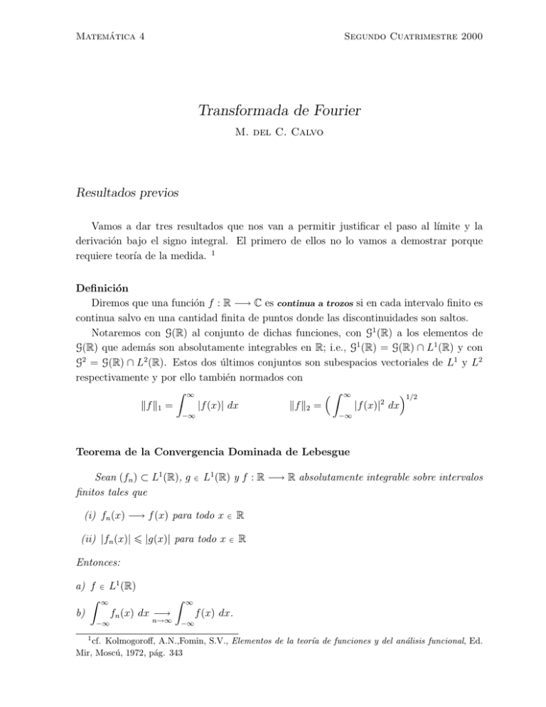 Transformada de Fourier