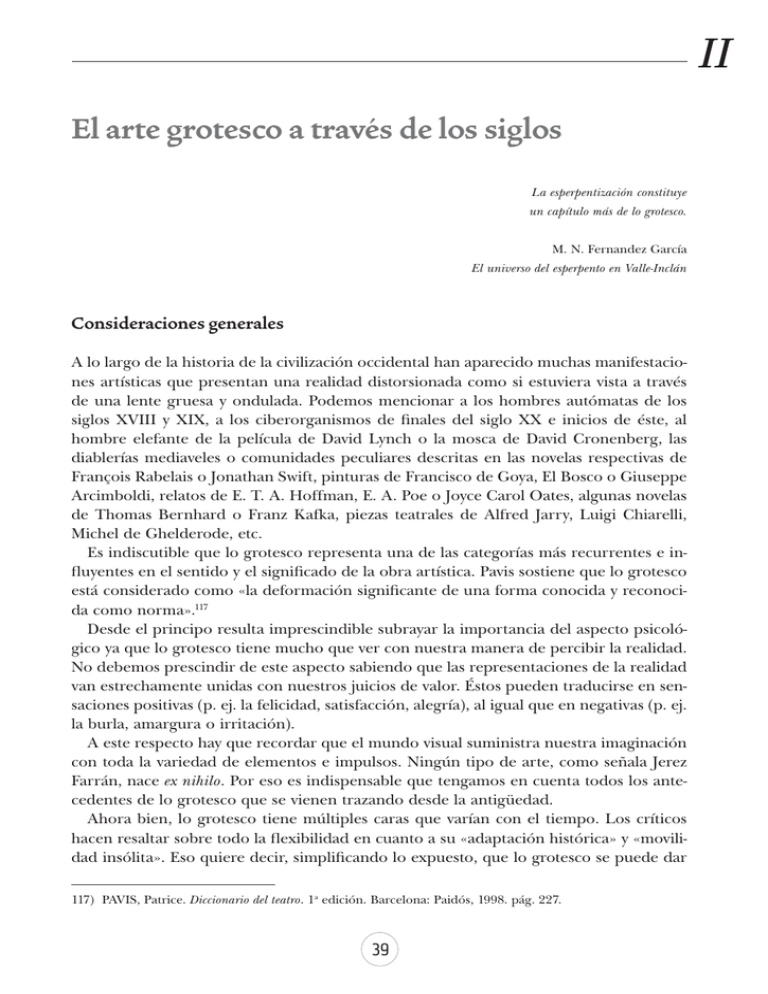 II El arte grotesco a través de los siglos