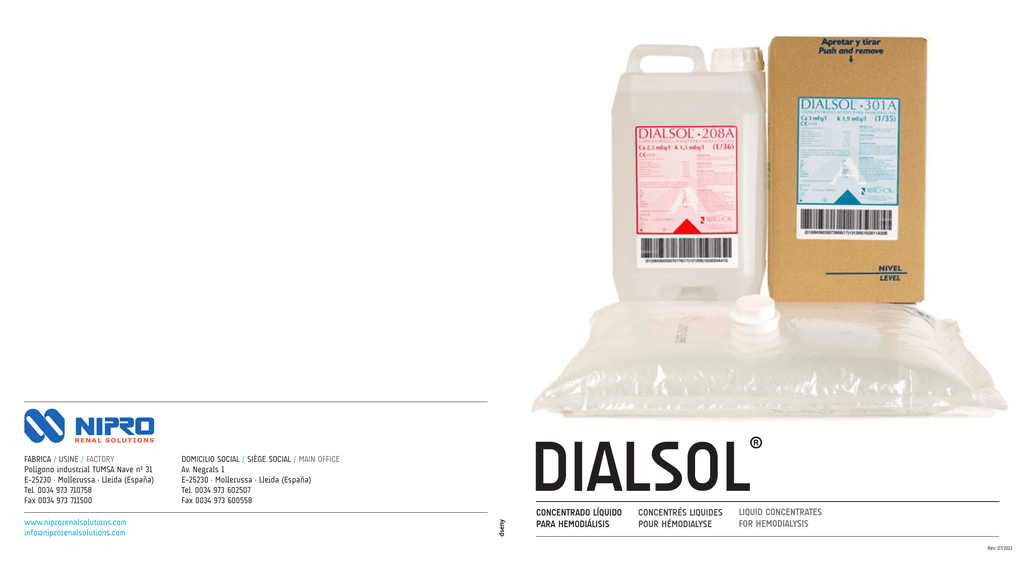 dialsol - Nipro Renal Solutions Logo