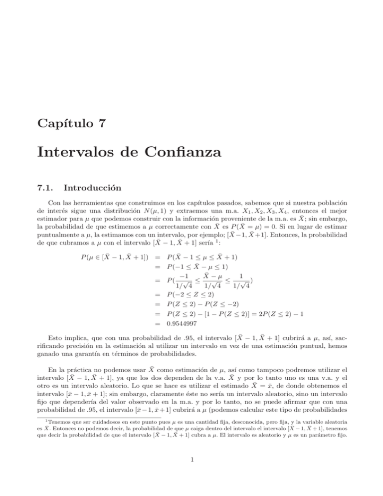 Intervalos de Confianza