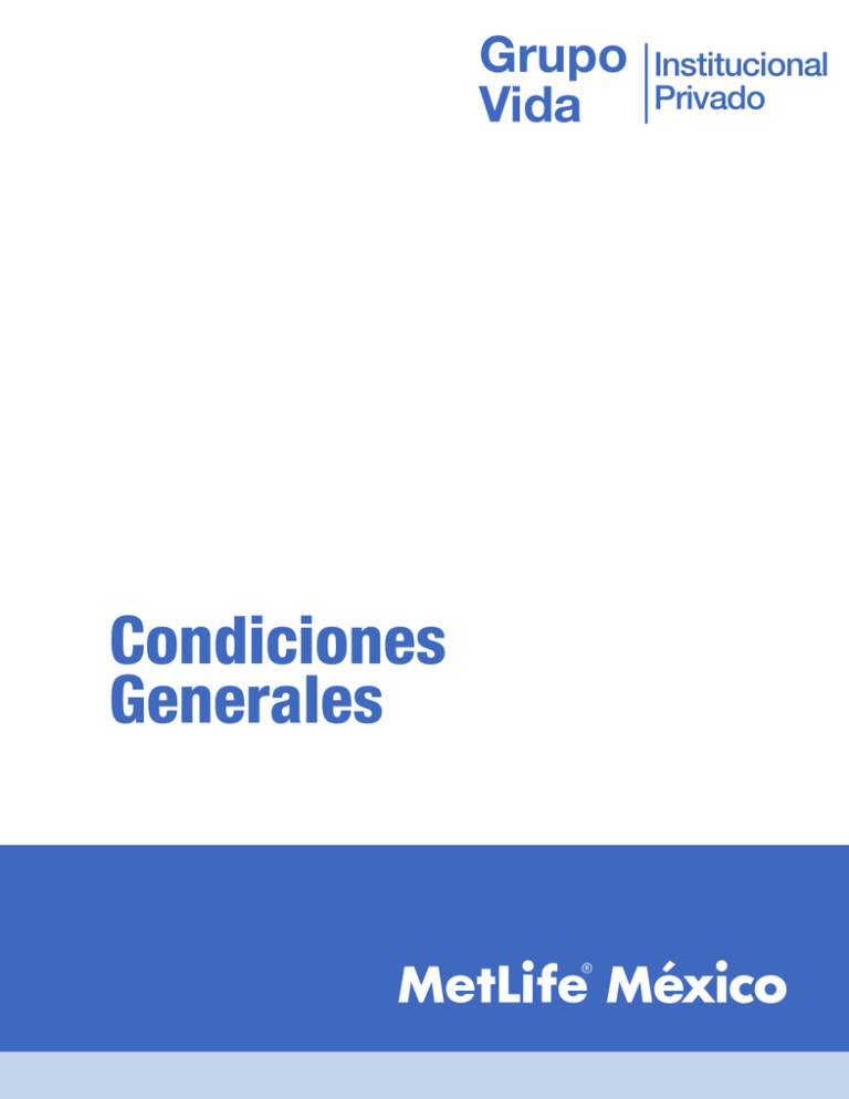 Condiciones Generales