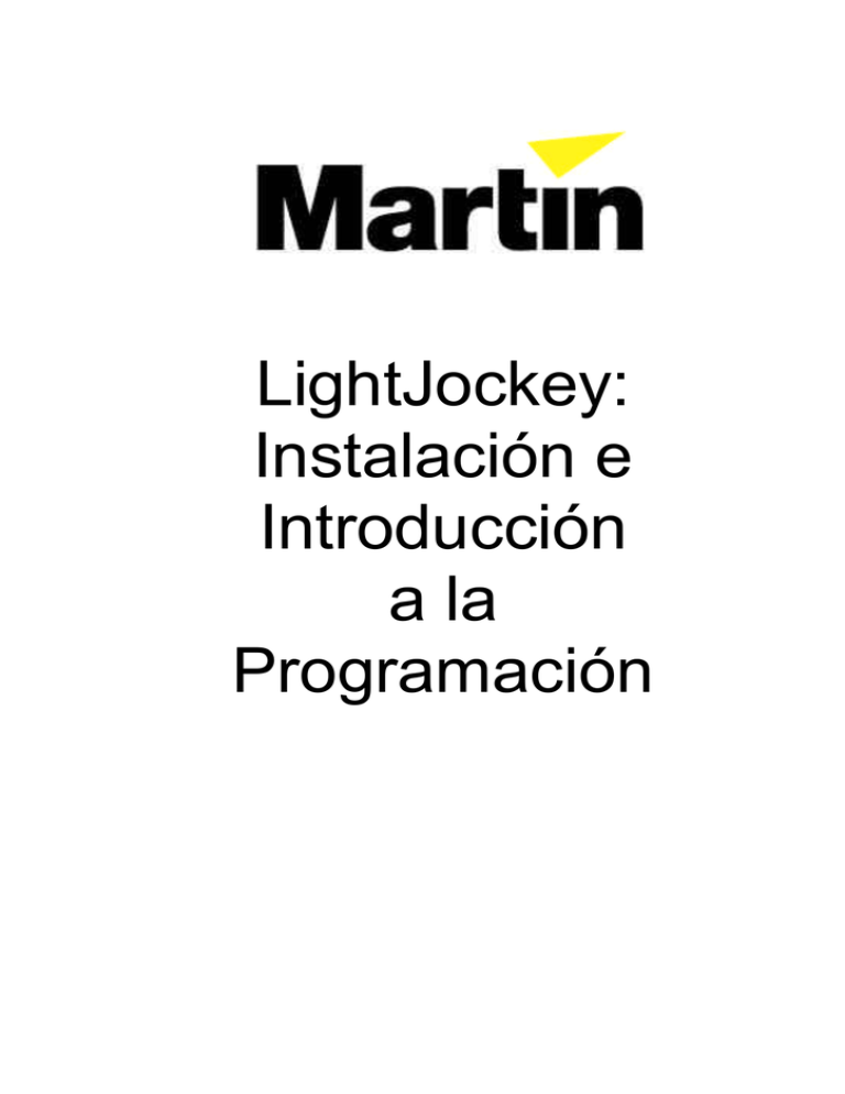 LightJockey: Instalación e Introducción a la Programación