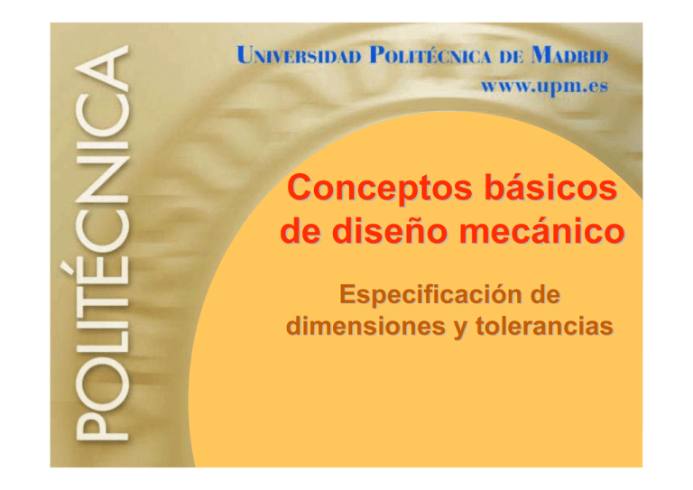 Conceptos básicos de diseño mecánico