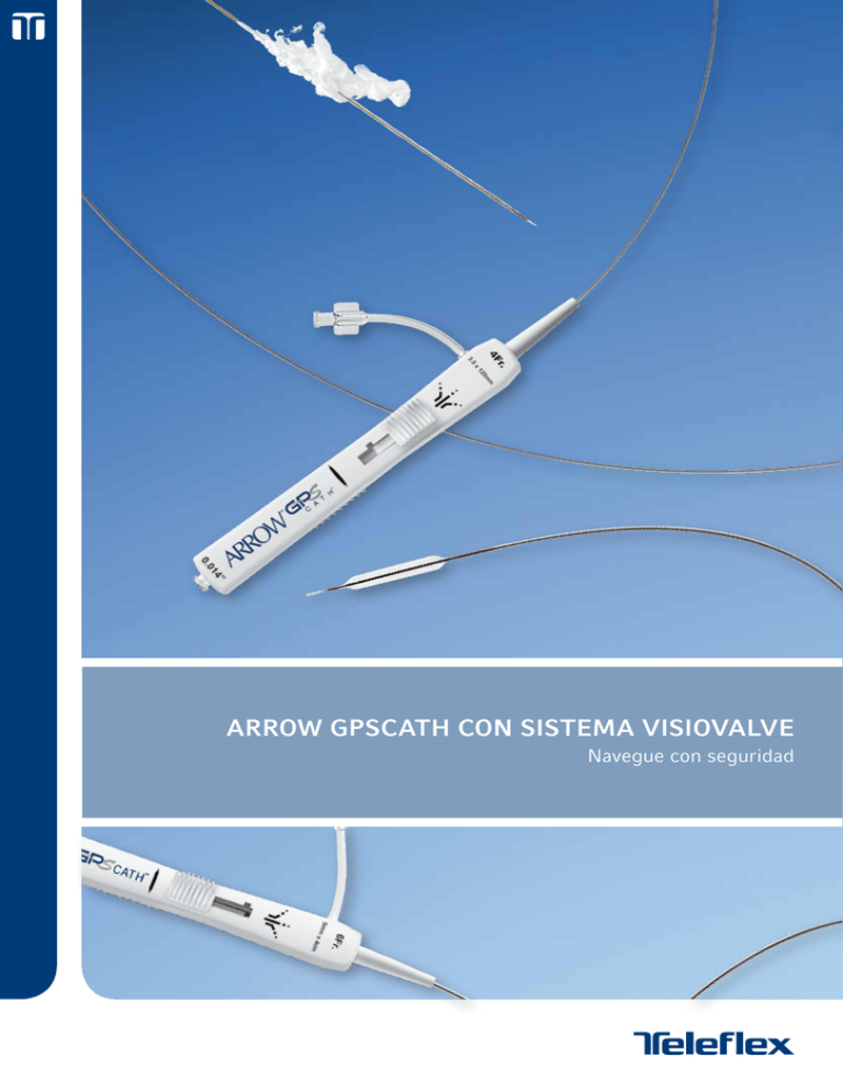 arrow gpscath con sistema visiovalve